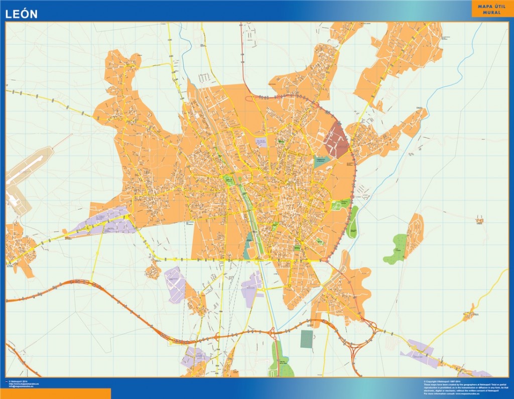 Mapas Provincia León en Castilla | Tienda Mapas