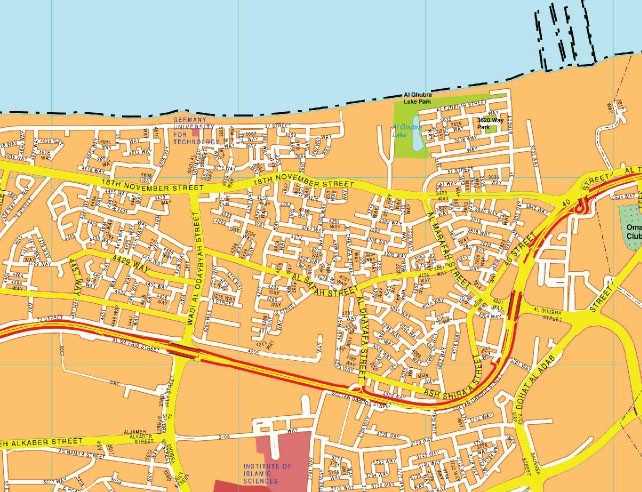 Mascate, Capital Oman | Mapas Murales de España y el Mundo