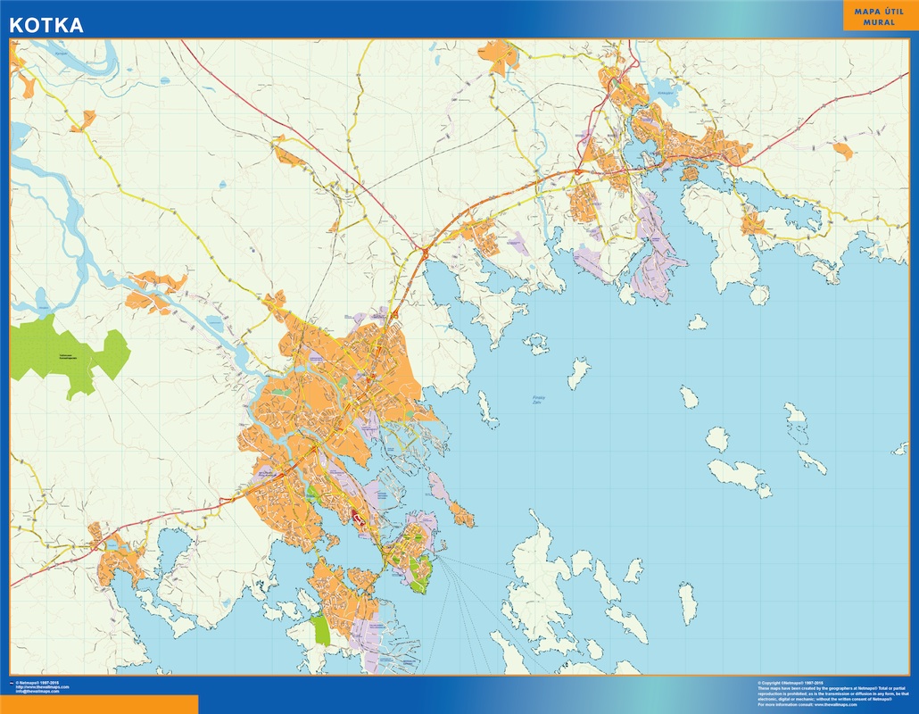Kotka Mapa | Mapas Murales de España y el Mundo