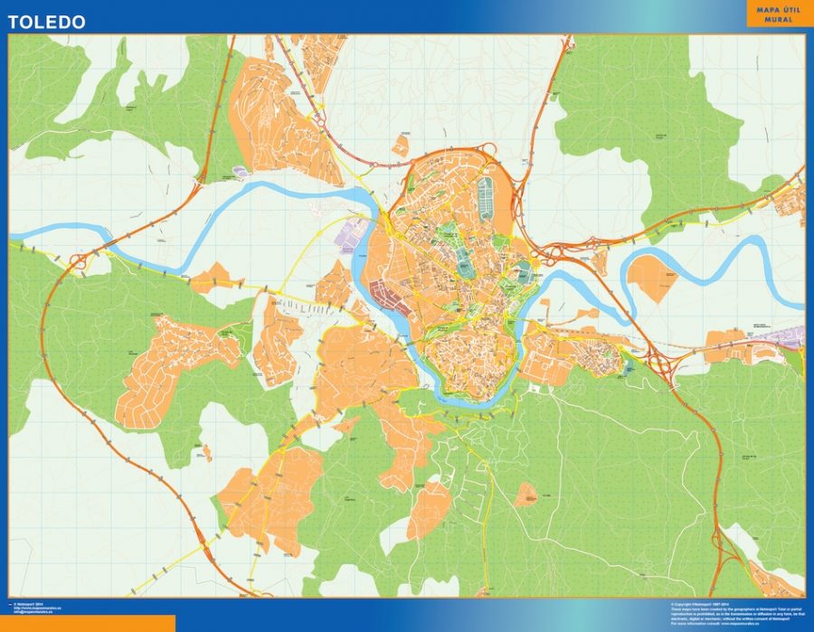 Mapas provincia Toledo | Tienda Mapas