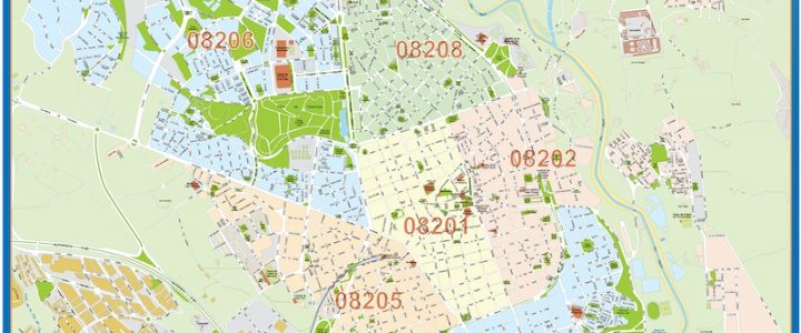 Sabadell Codis postals | | Mapas Murales España y el Mundo